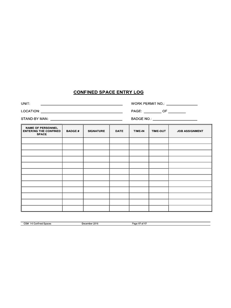 Entry Log | PDF