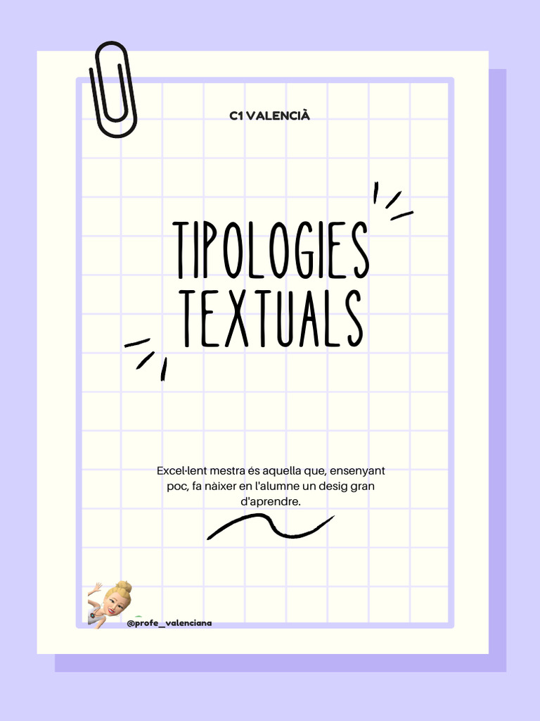 Tipologies Textuals | PDF