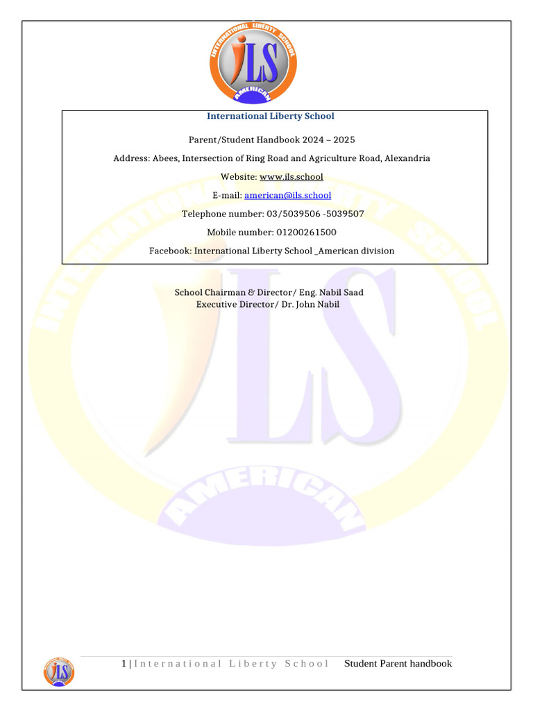 Student Handbook (2024) Mrs, Shahira | PDF | University And College ...