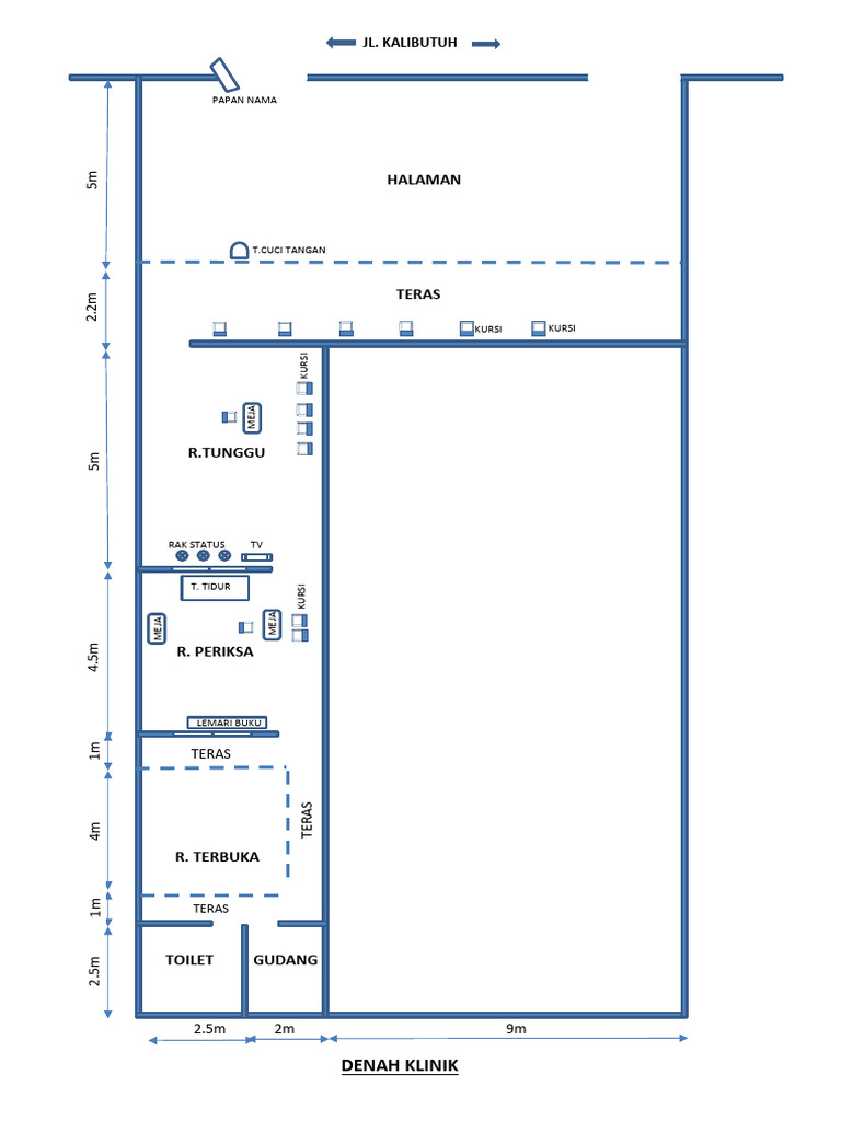 Denah Klinik | PDF