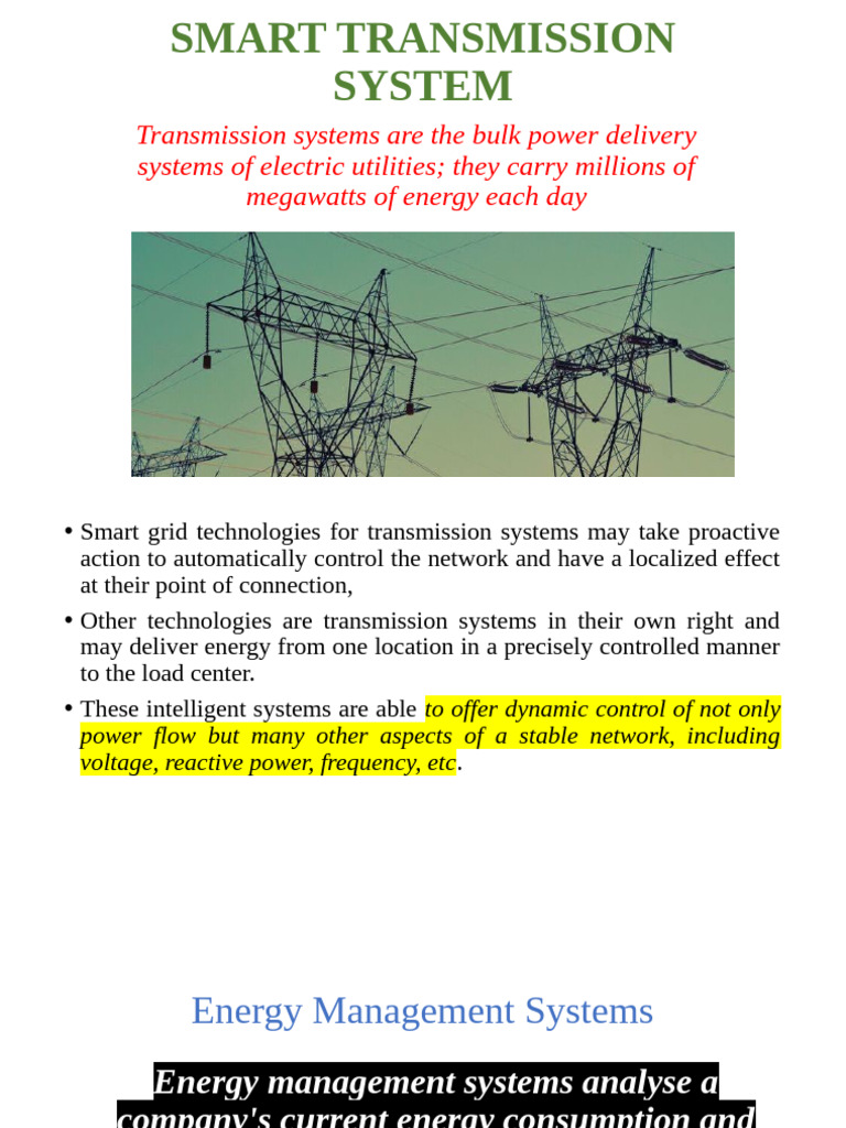 Transmission System | PDF | Electrical Grid | Electric Power Transmission