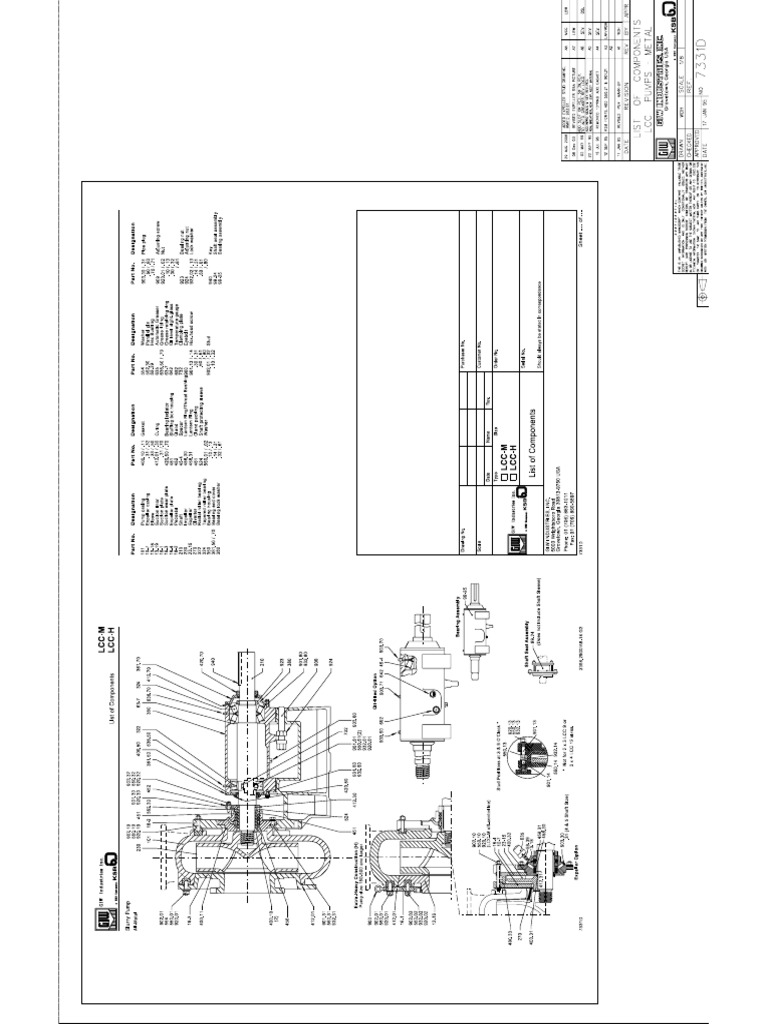 LCC M Parts List | PDF