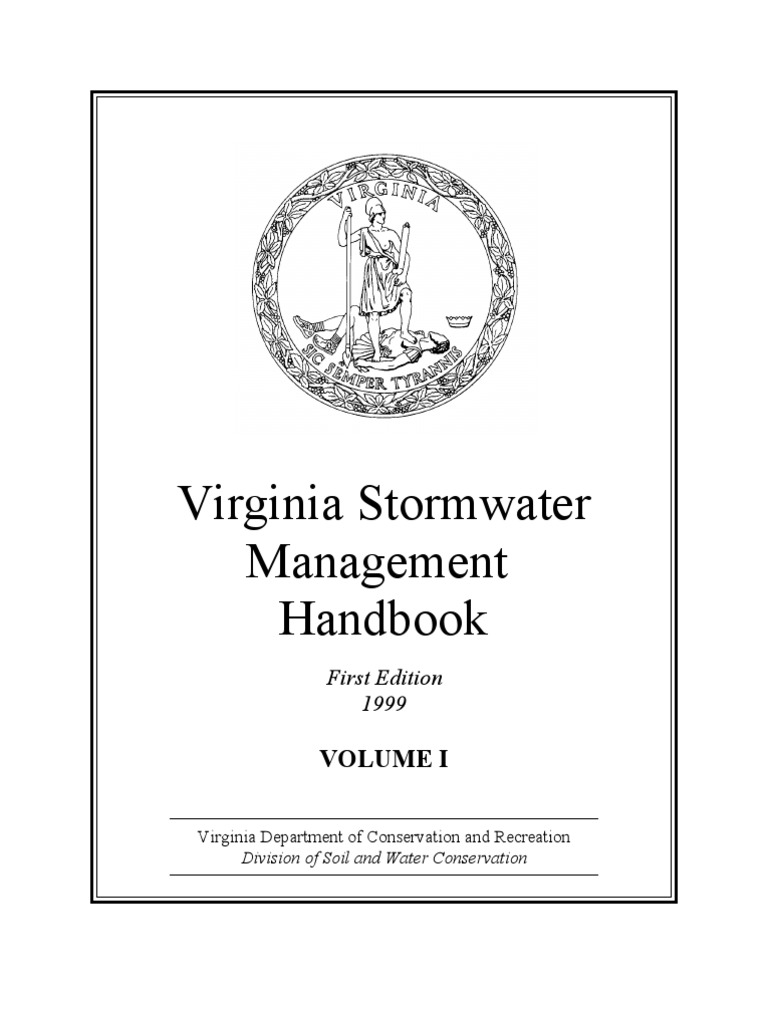 Virginia Storm Water Management Handbok, Part 1 | PDF | Stormwater ...