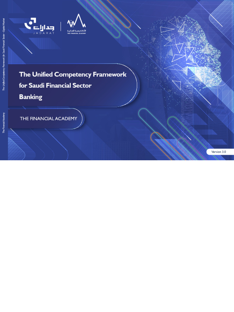 Saudi Financial Sector Competency Framework | PDF | Regulatory ...