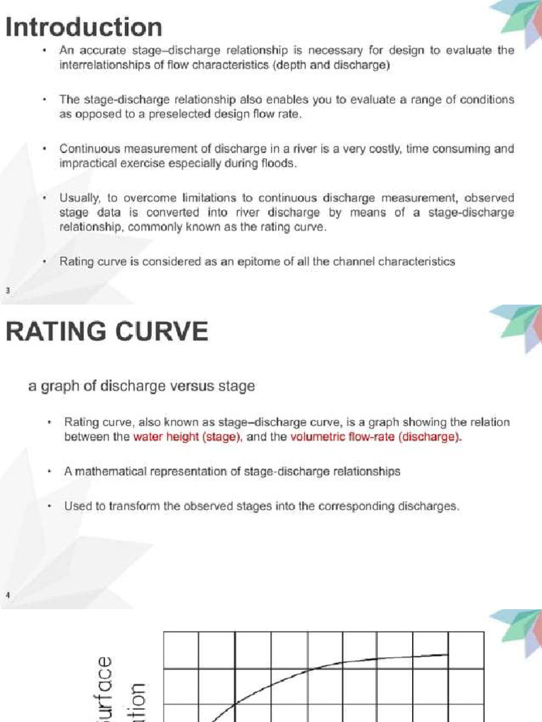 Stage - Discharge Curve | PDF