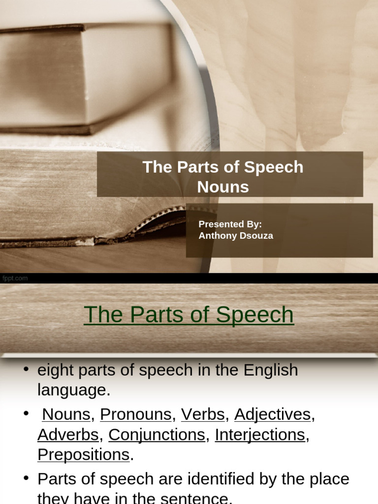 Parts of Speech- Part 1 Nouns | PDF
