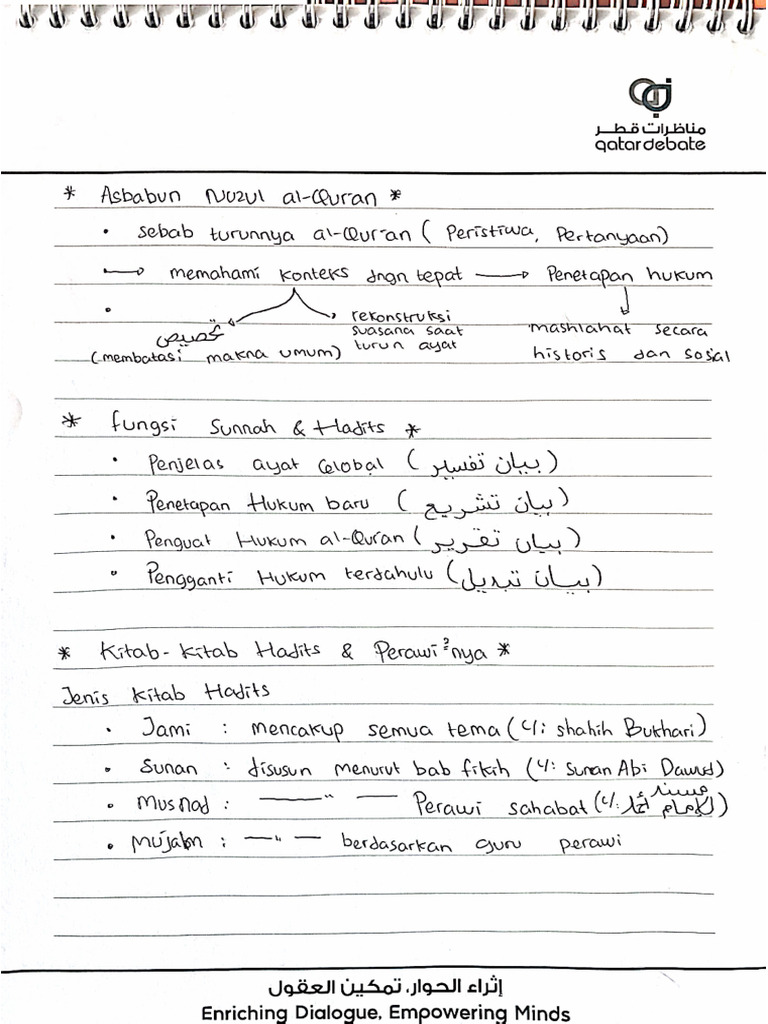 Resume Materi Kuliah Qurdis | PDF