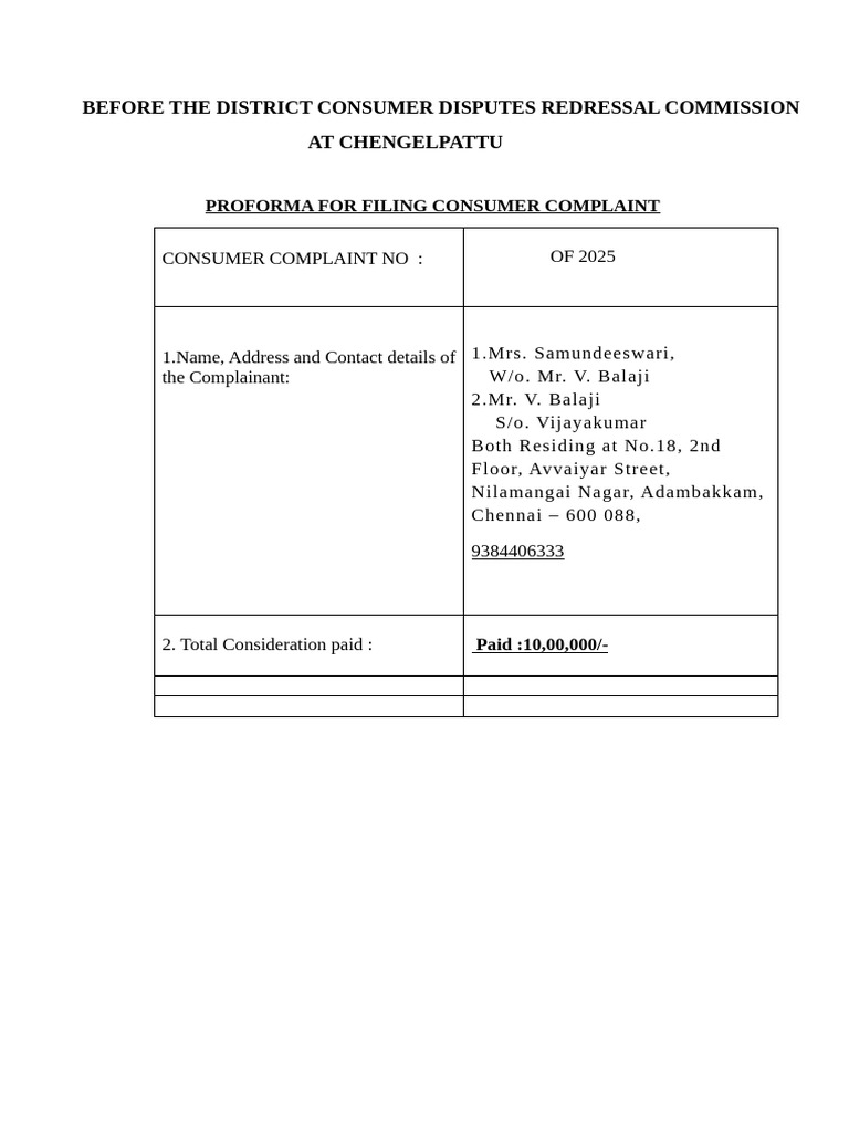 Proforma | PDF