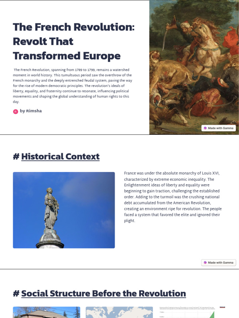 The French Revolution Revolt That Transformed Europe | PDF | French ...