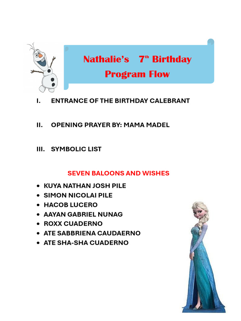 Bday Materials PDF | PDF