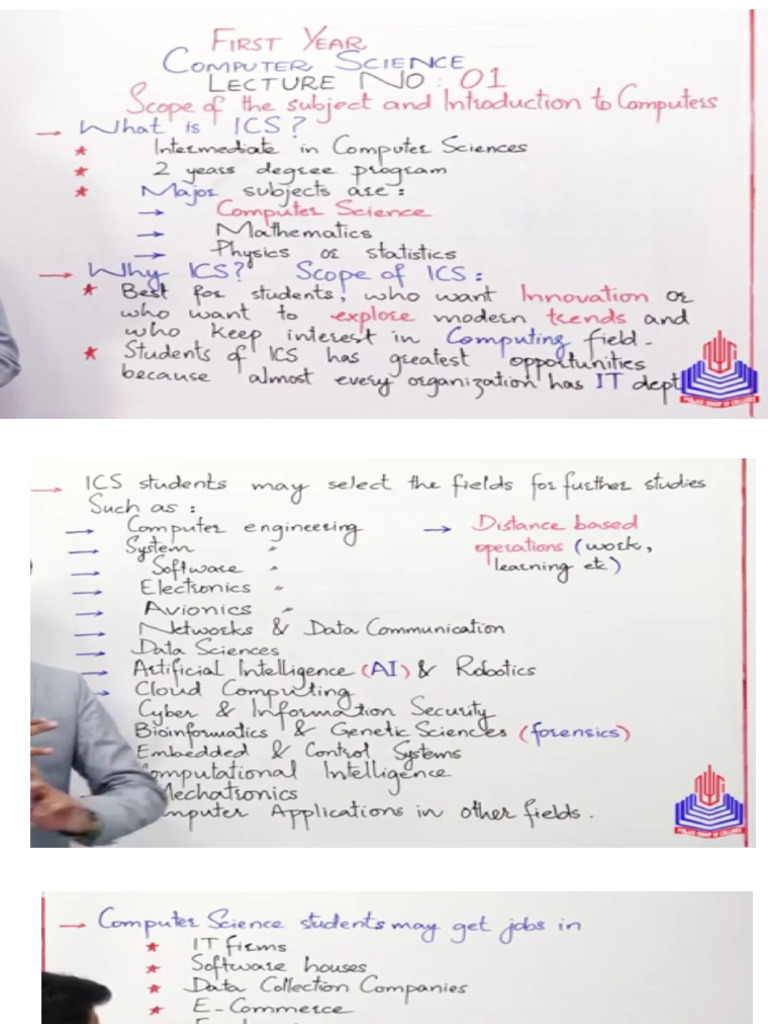 CS Part 1 Lectures | PDF