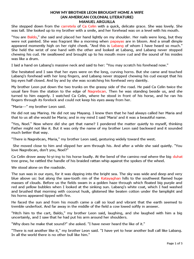 Brother Leon's Journey with Maria | PDF