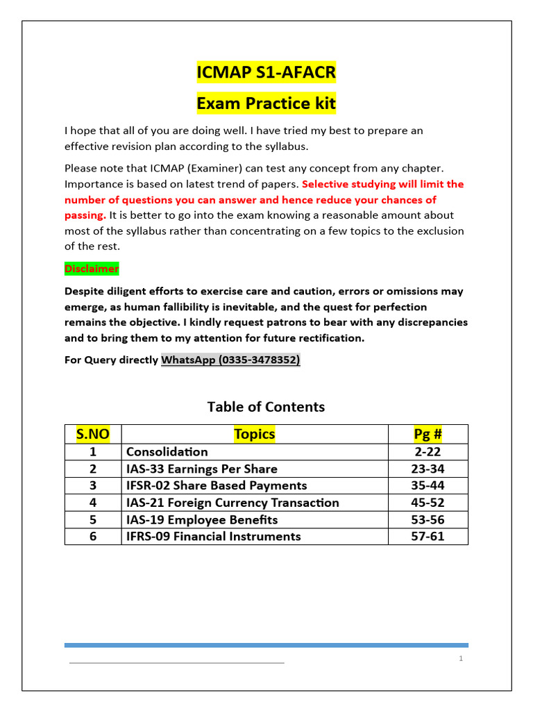 Icmap s1 Afacr Exam Practice File. | PDF | Currency | Present Value