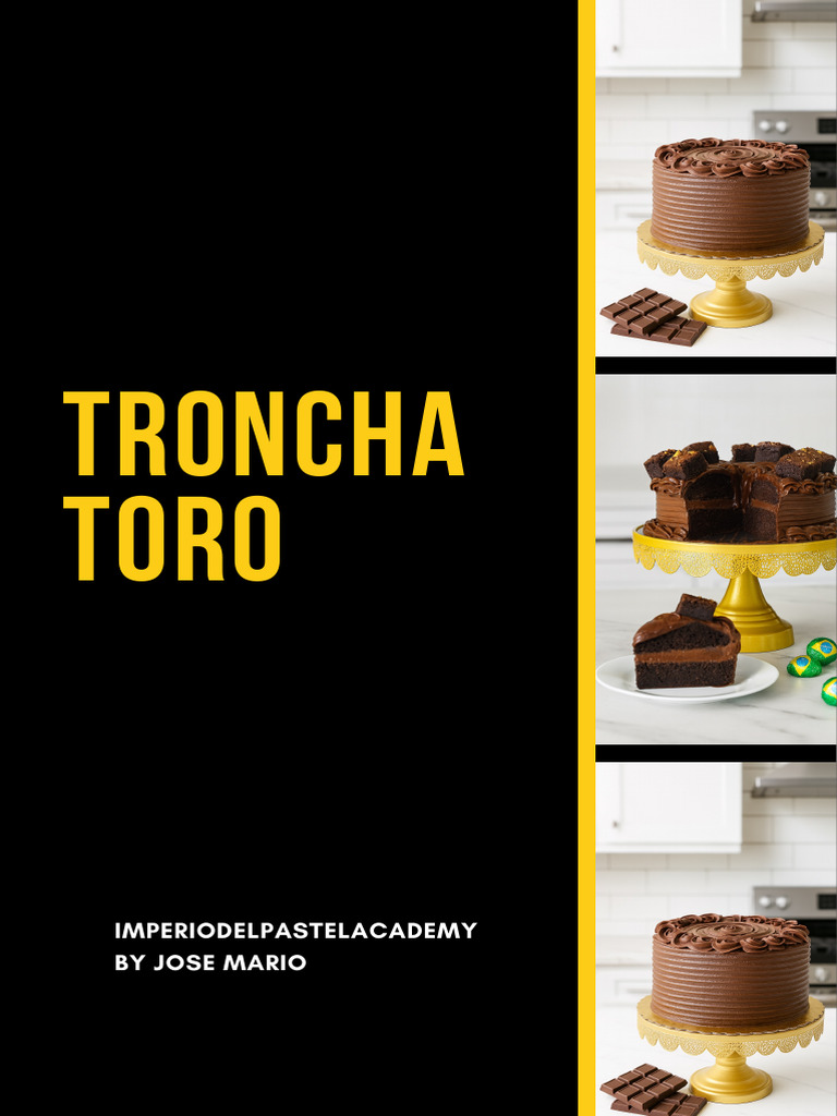Receta Troncha Toro | PDF | Pasteles | Chocolate
