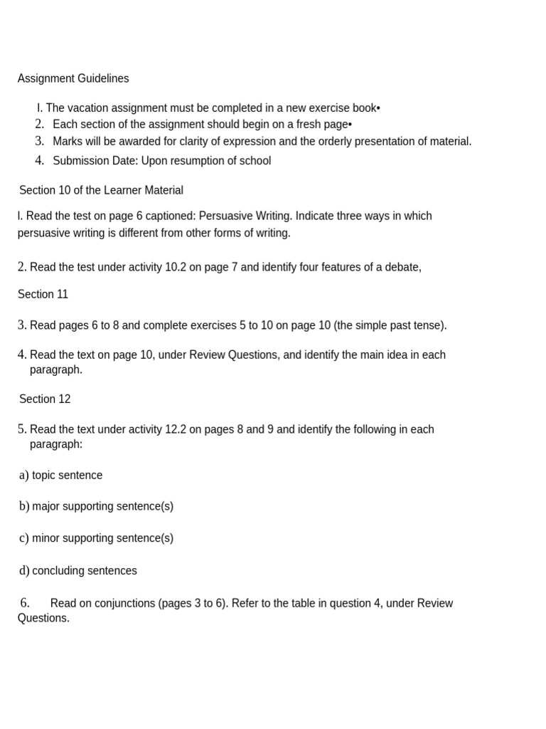 Mid Sem Vac Assignment English | PDF | Linguistics | Language Mechanics