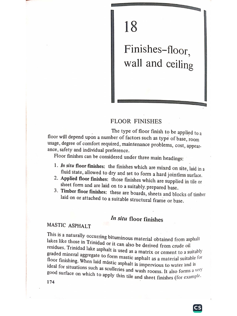 Finishes | PDF