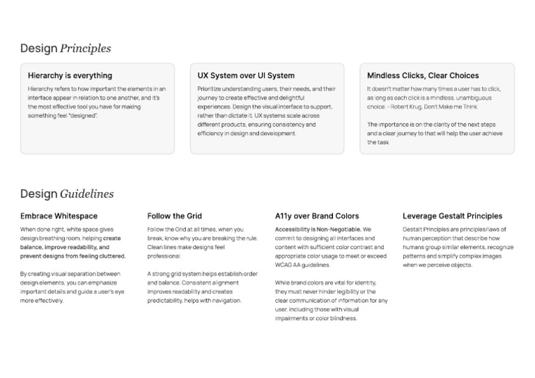Design Princples and Guidelines | PDF | Communication | Cognitive Science