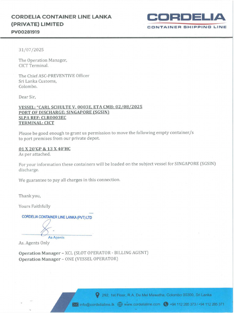 Shipping Container EIR Formats PDF | PDF