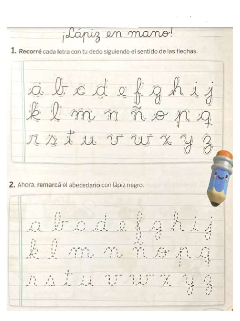 Practicando Cursiva. | PDF