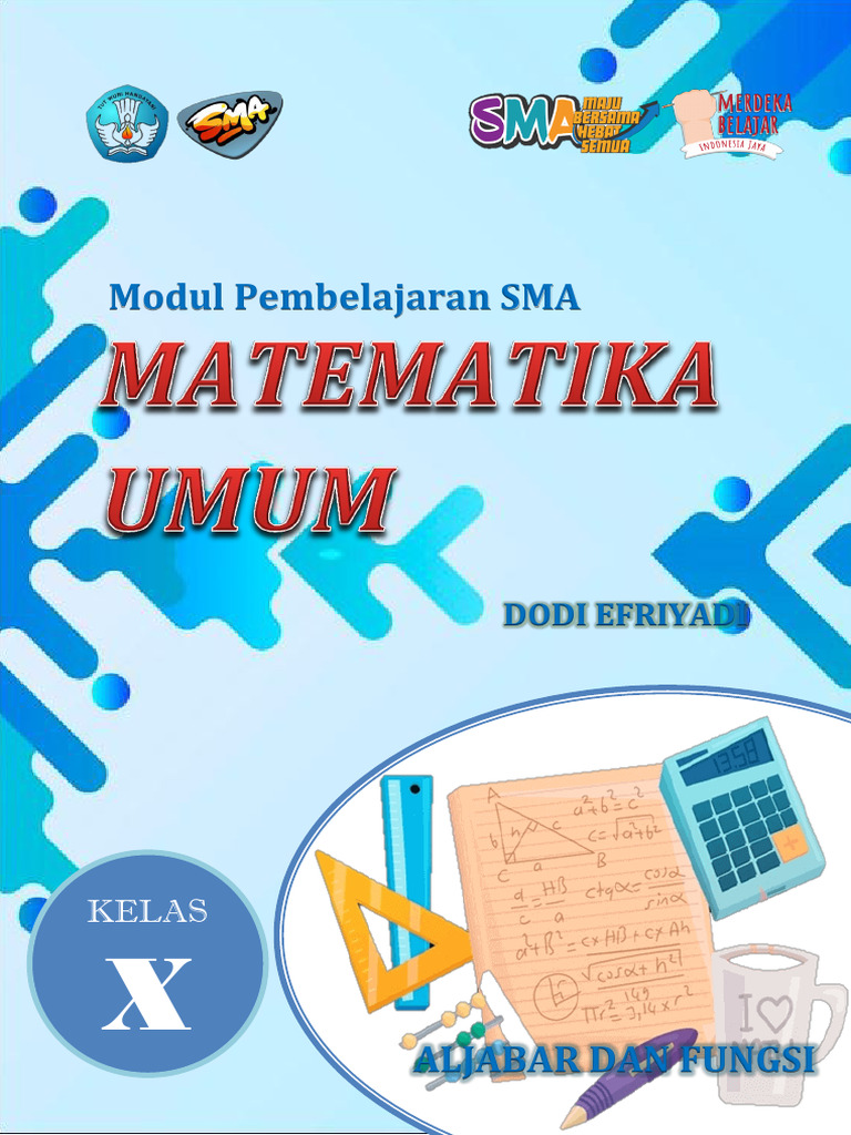 9091 MODUL 1 1 Aljabar Dan Fungsi - Kelas X | PDF