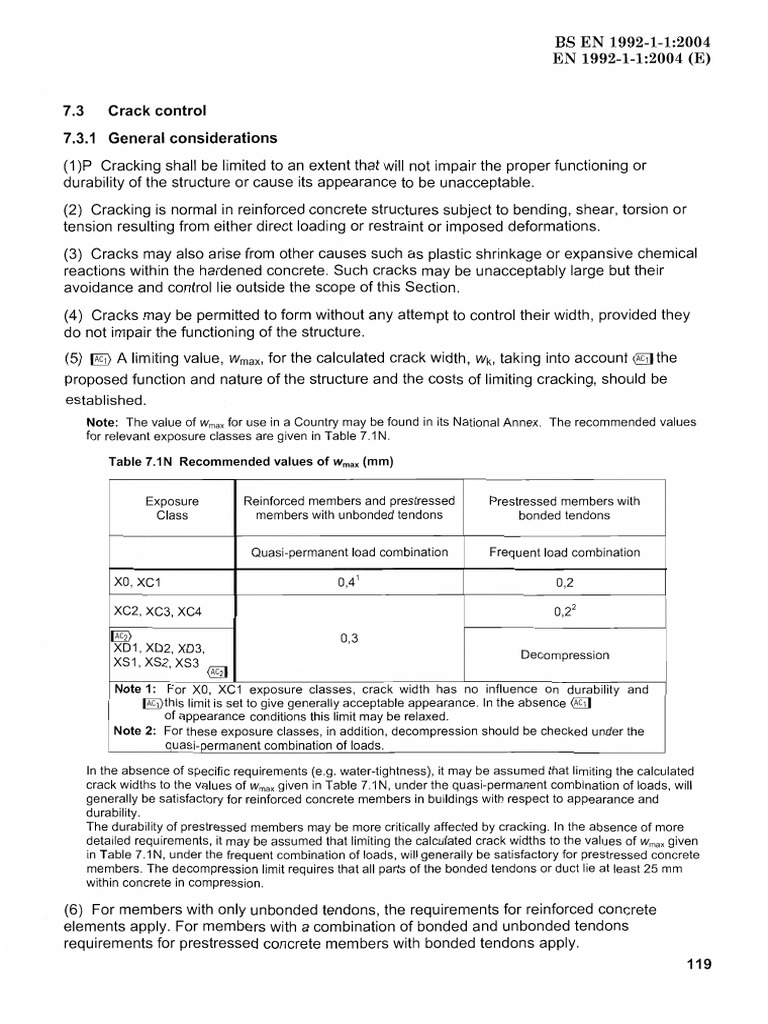 Maximum Rebar Spacing Guidelines | PDF | Prestressed Concrete ...
