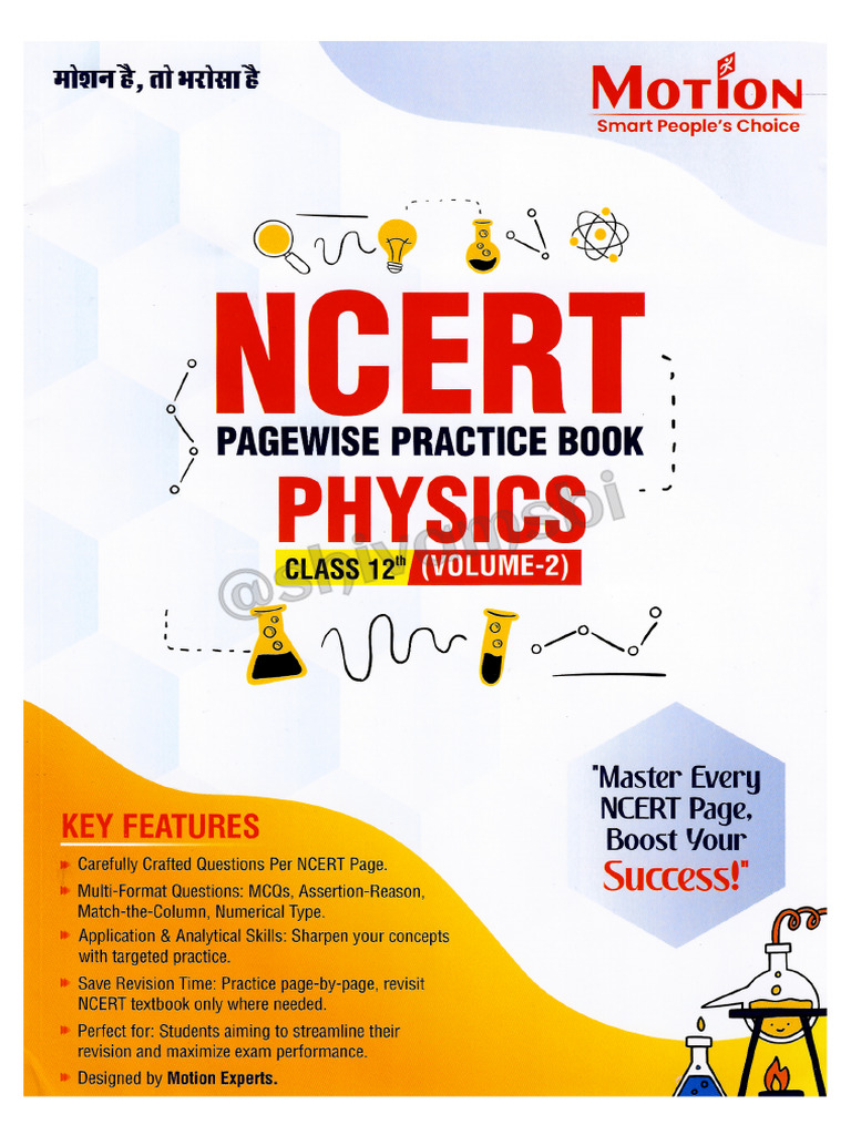 Ncert Pagewise Practice Book - Phy 12 V 02 | PDF