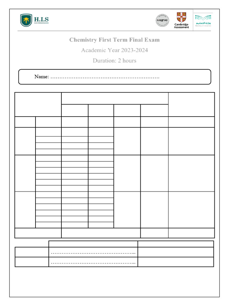 Grade 8 Final Exam 2 | PDF | Oxide | Aluminium