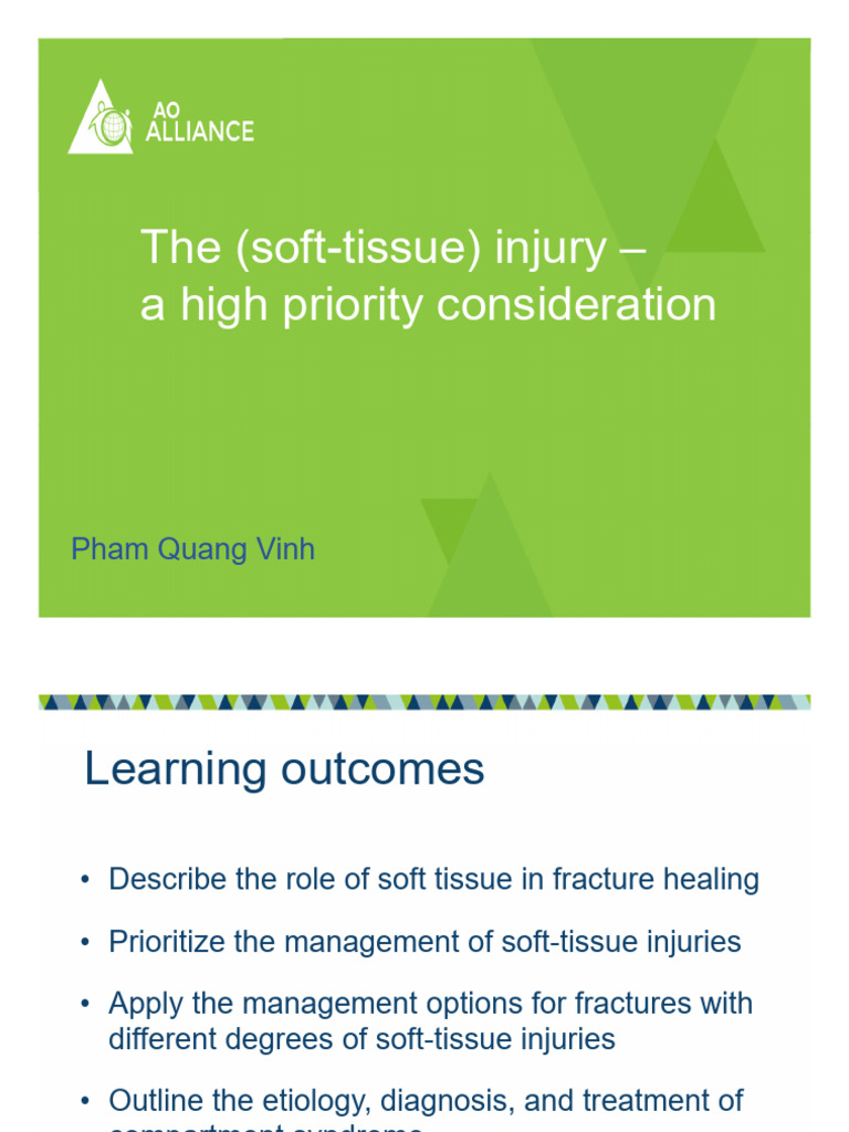 1.4 AOT Pri The (Soft-Tissue) Injury 2 | PDF | Circulatory System | Bone