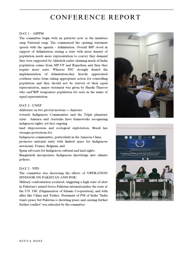 Conference Report | PDF