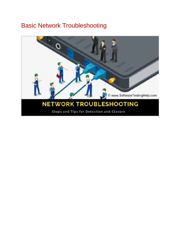 Basic Network Troubleshooting | PDF
