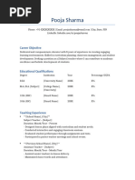 Sharda Resume 166 | PDF