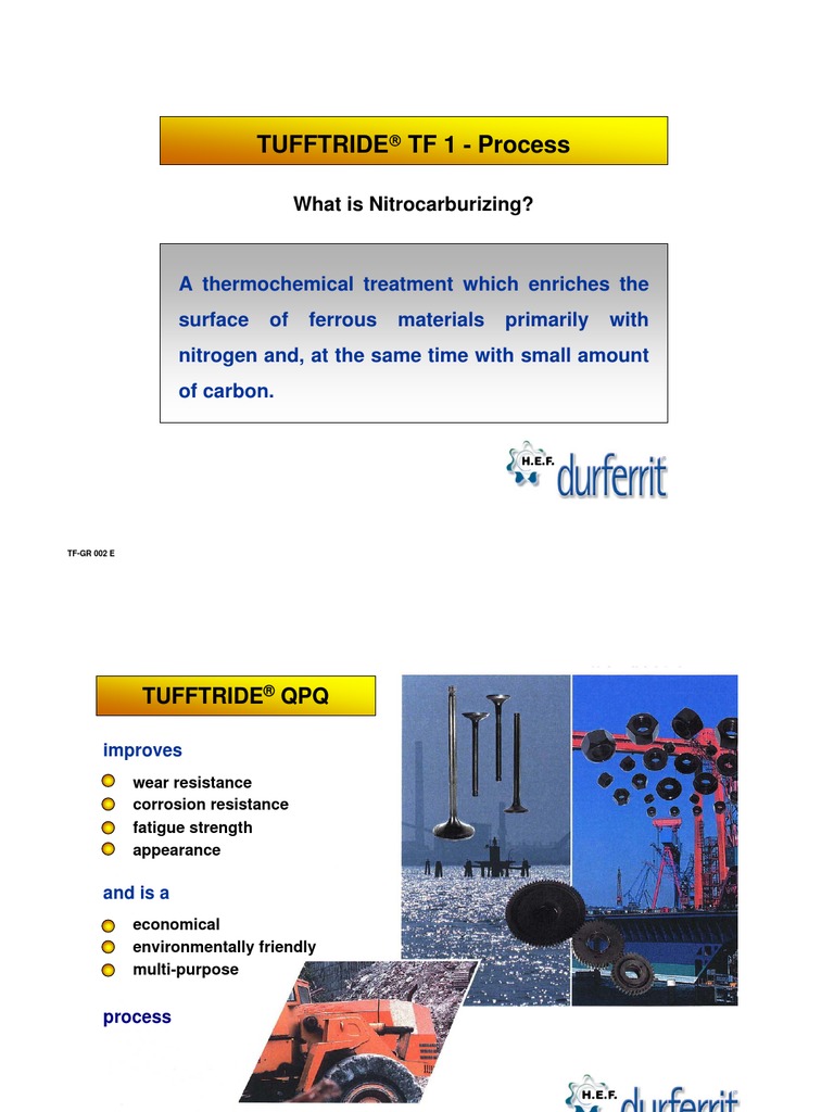 Tufftride TF1 Process | Nitrate | Iron