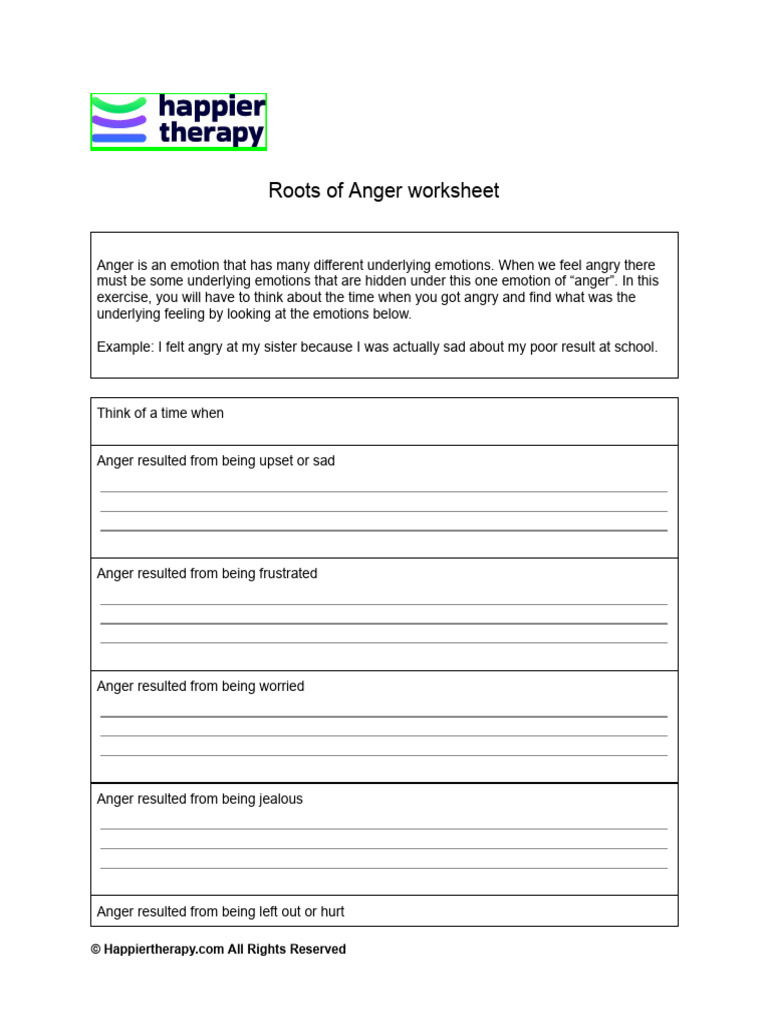 Understanding Underlying Anger Emotions | PDF