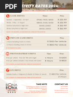 Berg River Resort Pricelist 2025 2026 | PDF