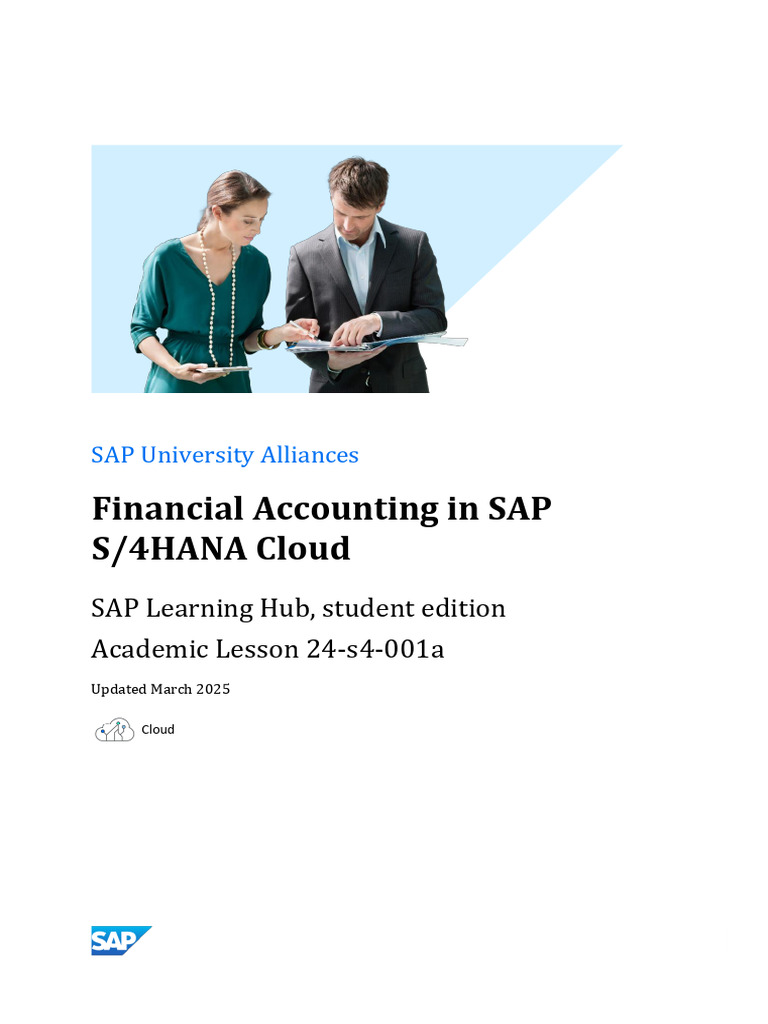 Financial Accounting Overview in SAP S/4HANA | PDF | Accounts Payable ...