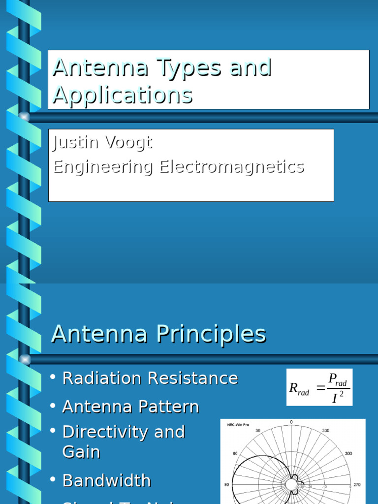 Antenna Types and Applications Guide | PDF