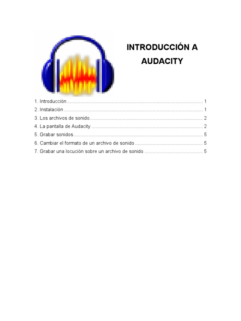 Manual Audacity | PDF