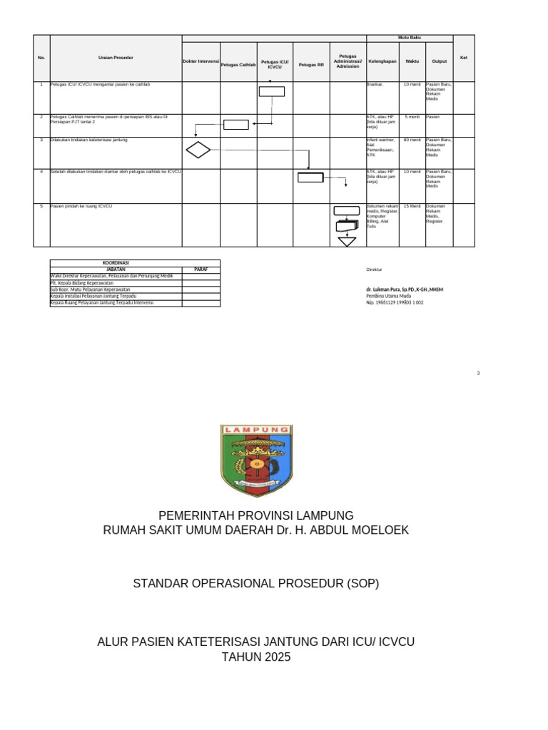 Sop Alur Dari Icu Dan Atau Icvcu | PDF