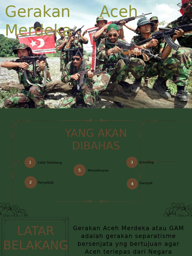 Penyebab dan Kronologi GAM Aceh | PDF