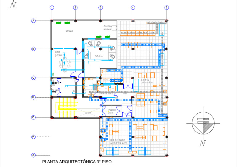 Planta Arquitectónica 3° Piso Detallada | PDF