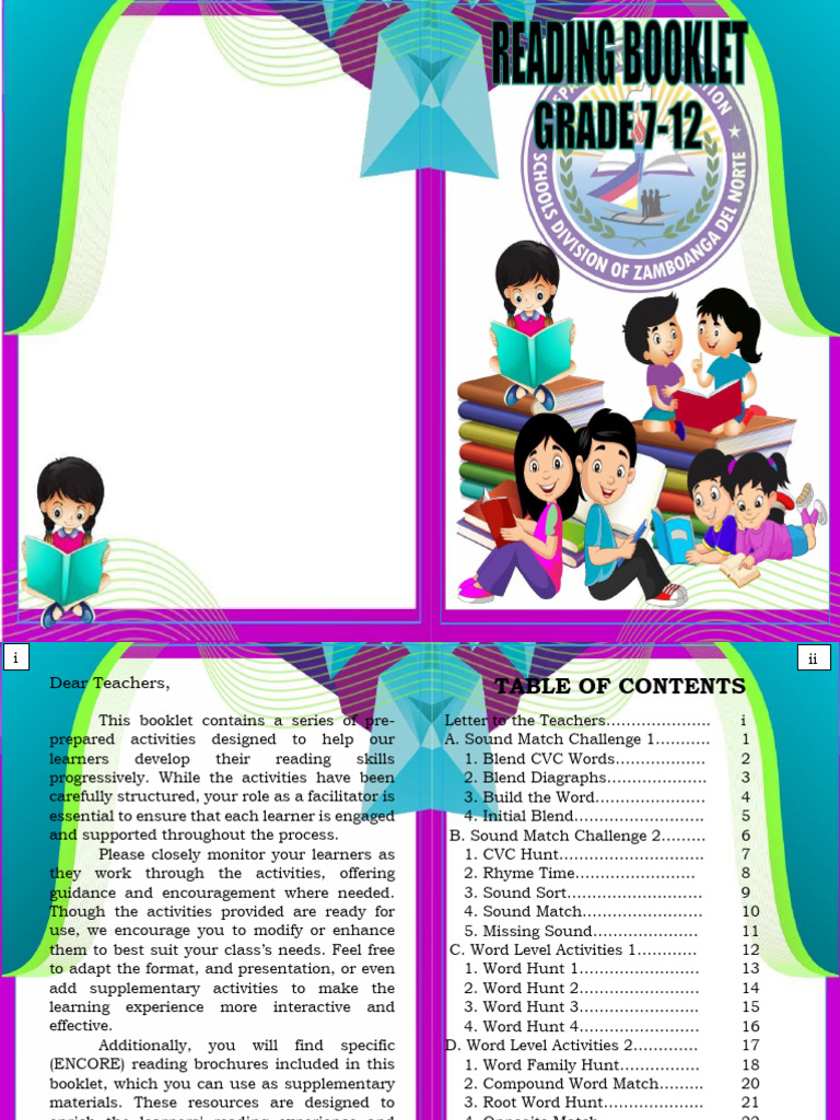 Reading Skills Activity Guide | PDF | Artificial Intelligence ...