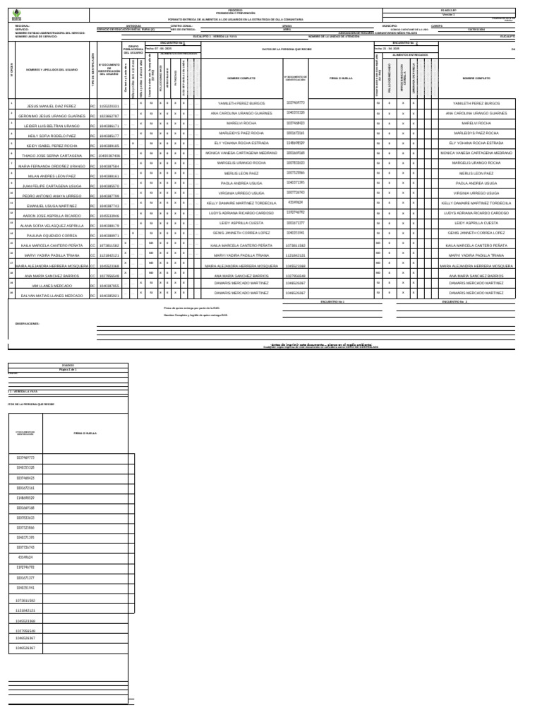 Formato - Olla Comunitaria - EIC-1 | PDF