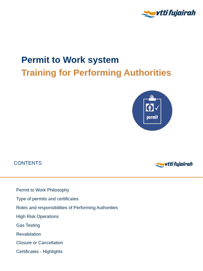 Permit to Work System Overview | PDF | Crane (Machine) | Oil Refinery