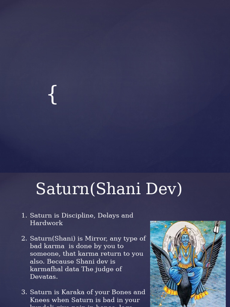 Shani Dev | PDF