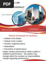 Mora Debitoris and Creditoris Explained | PDF | Breach Of Contract | Debtor