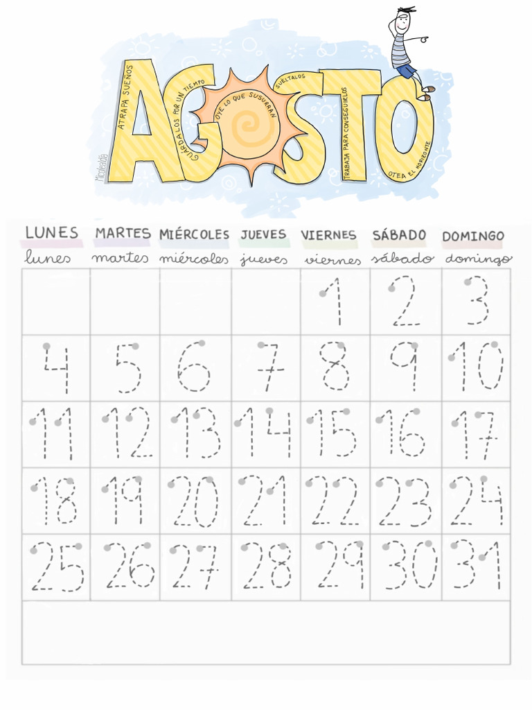 Calendar Ios Agosto | PDF