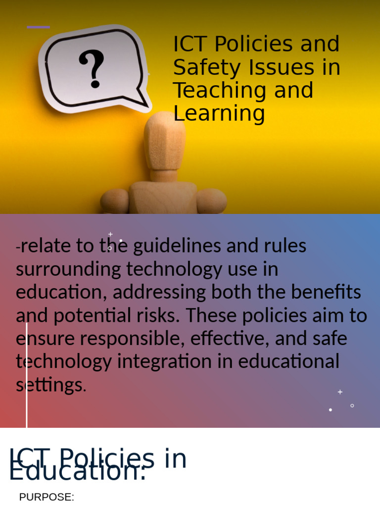 ICT Policies and Safety in Education | PDF | Computer Hardware | Internet