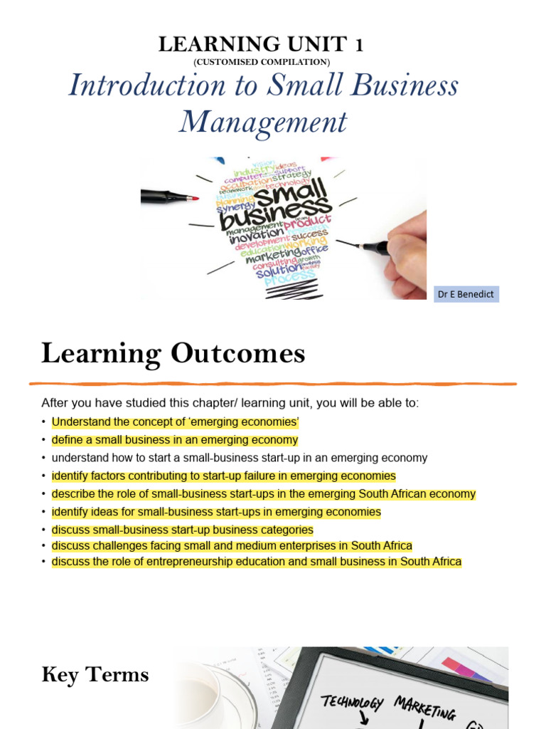 Small Business Management in SA | PDF | Entrepreneurship | Unemployment