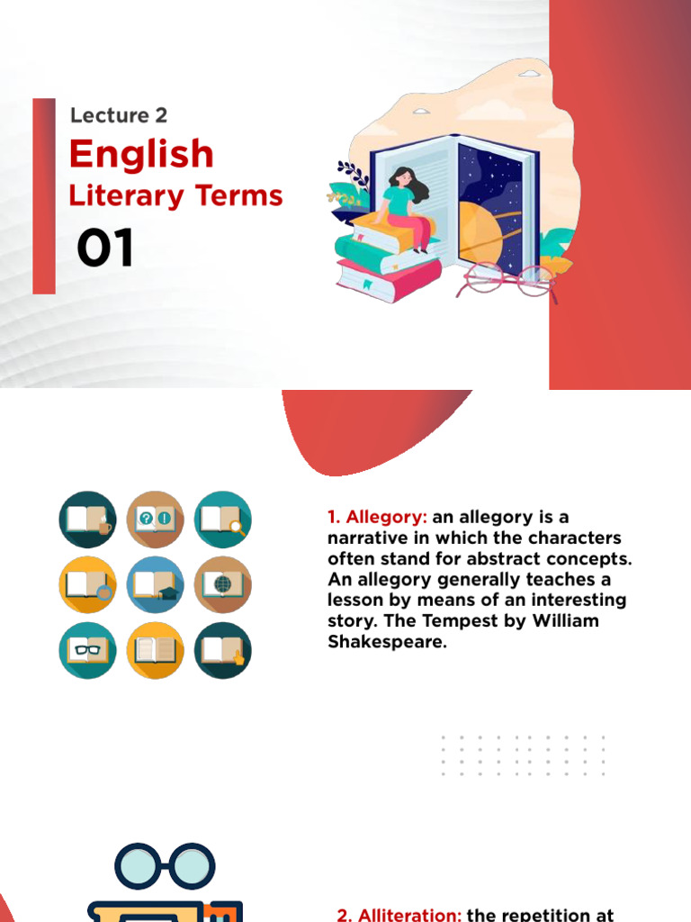 Digest English Literary Terms-01 | PDF