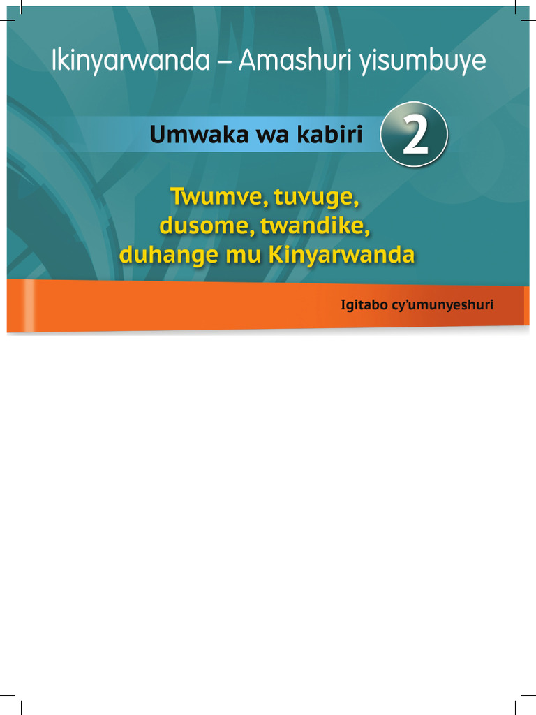 KinyaRwanda S2 SB | PDF | Languages | Foreign Language Studies